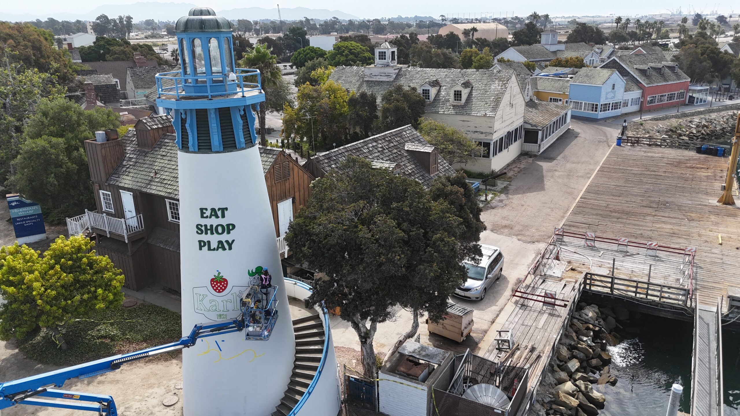 Lighthouse Mural Marks Bright Beginning for Karls Village at Channel ...